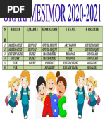 Planifikimi I Ores Mesimore | PDF