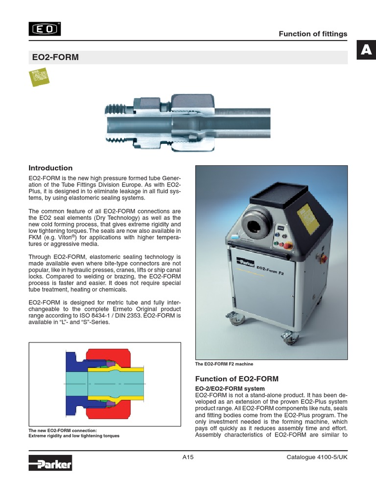 Parker-Eo2-Form Uk PDF | PDF | Pipe (Fluid Conveyance) | Welding
