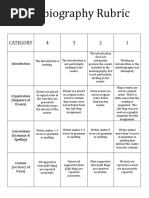 Rubrics For Notebook Checking | PDF | Writing