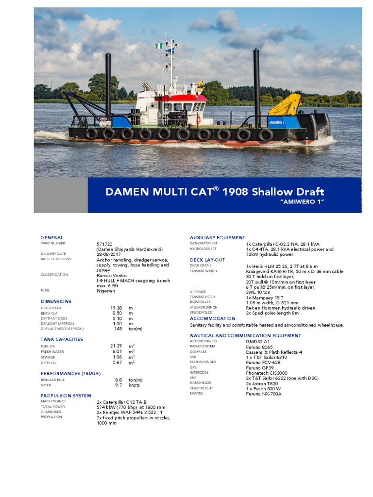 Product Sheet Damen Multi Cat 1908 SD 571720 AMIWERO 1 02 2018 | PDF ...