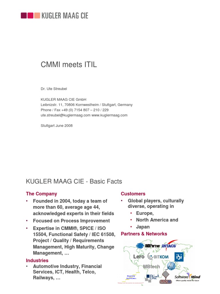 ITIL Vs CMMi - 3 Cases | PDF | Itil | It Service Management