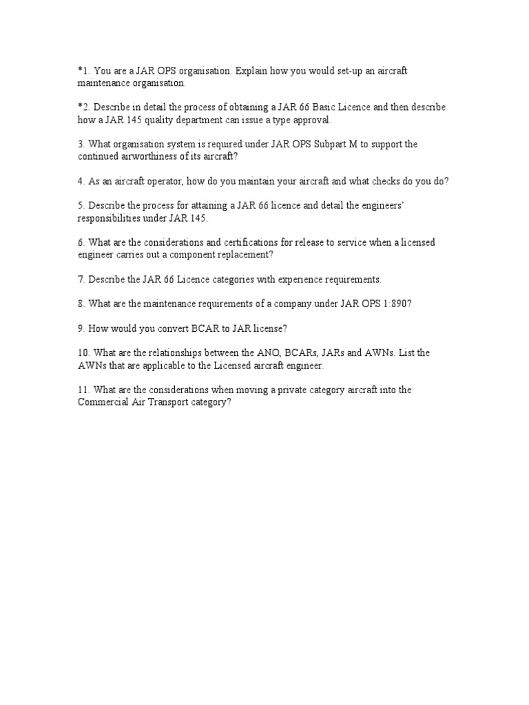 EASA Module 10 | PDF