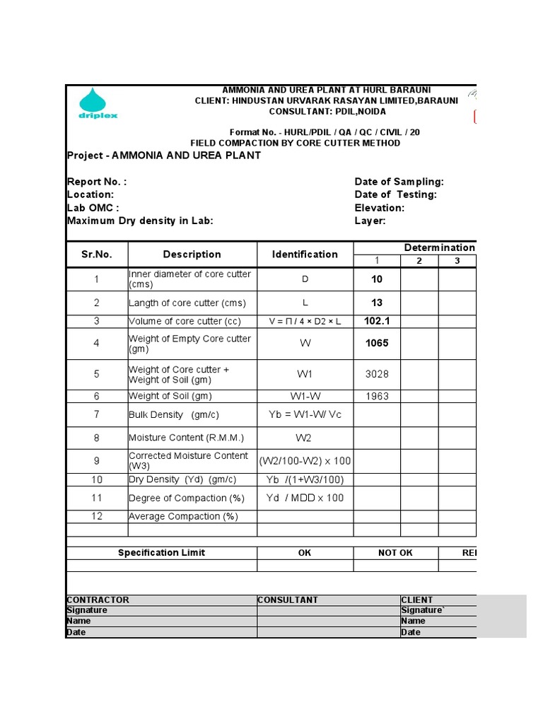 Compaction Report For Crushed Stone Sand | PDF | Materials | Physical ...