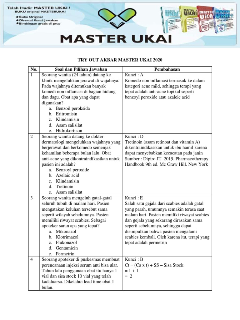 3111 - Try Out Akbar 1 Master Ukai 2020 PDF | PDF