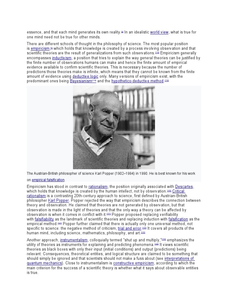 The Austrian-British Philosopher of Science Karl Popper (1902-1994) in ...