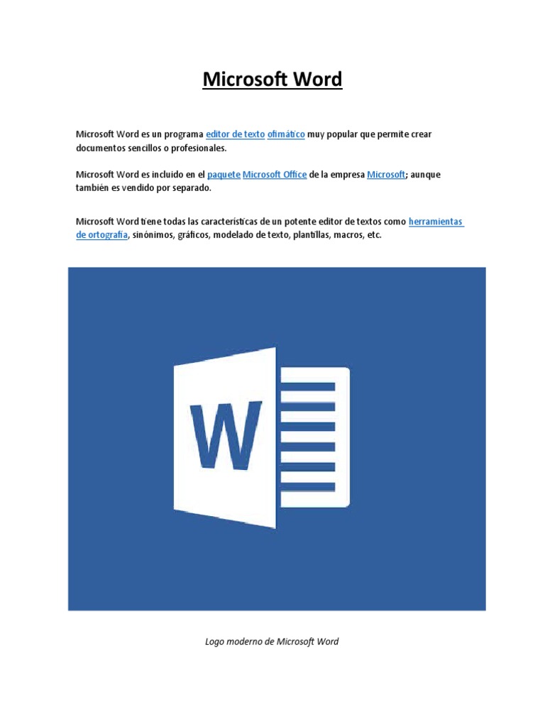 Microsoft Word | Descargar gratis PDF | Microsoft Word | Microsoft Office