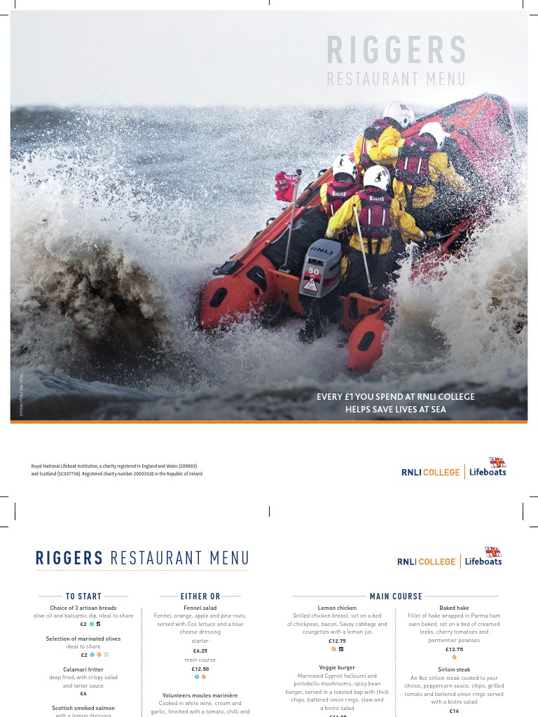 Every 1 You Spend at Rnli College Helps Save Lives at Sea | PDF | Salad ...