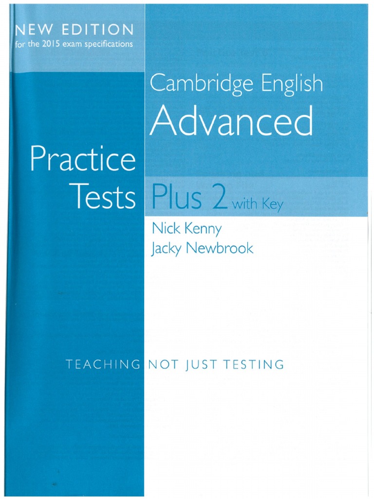 Cambridge Advanced Plus 2 Tests 1, 2, 3 & 4 PDF | PDF | Preposition And ...