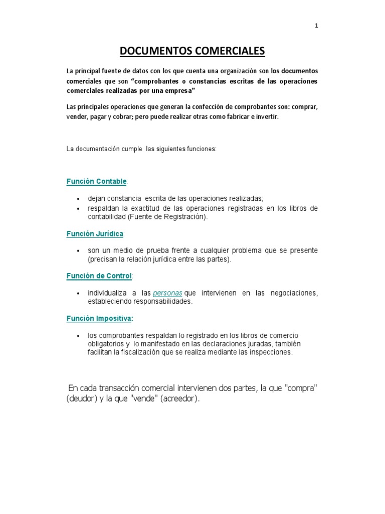 Documentos Comerciales | PDF | Cheque | Bancos