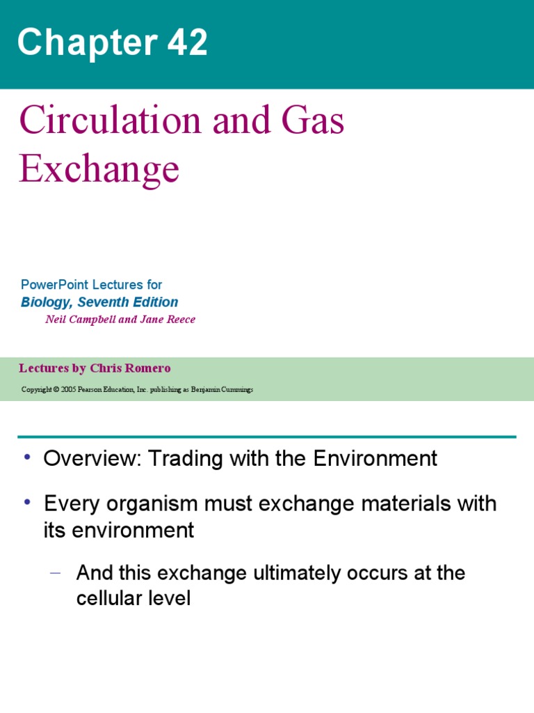 Circulation and Gas Exchange: Powerpoint Lectures For | PDF | Heart ...