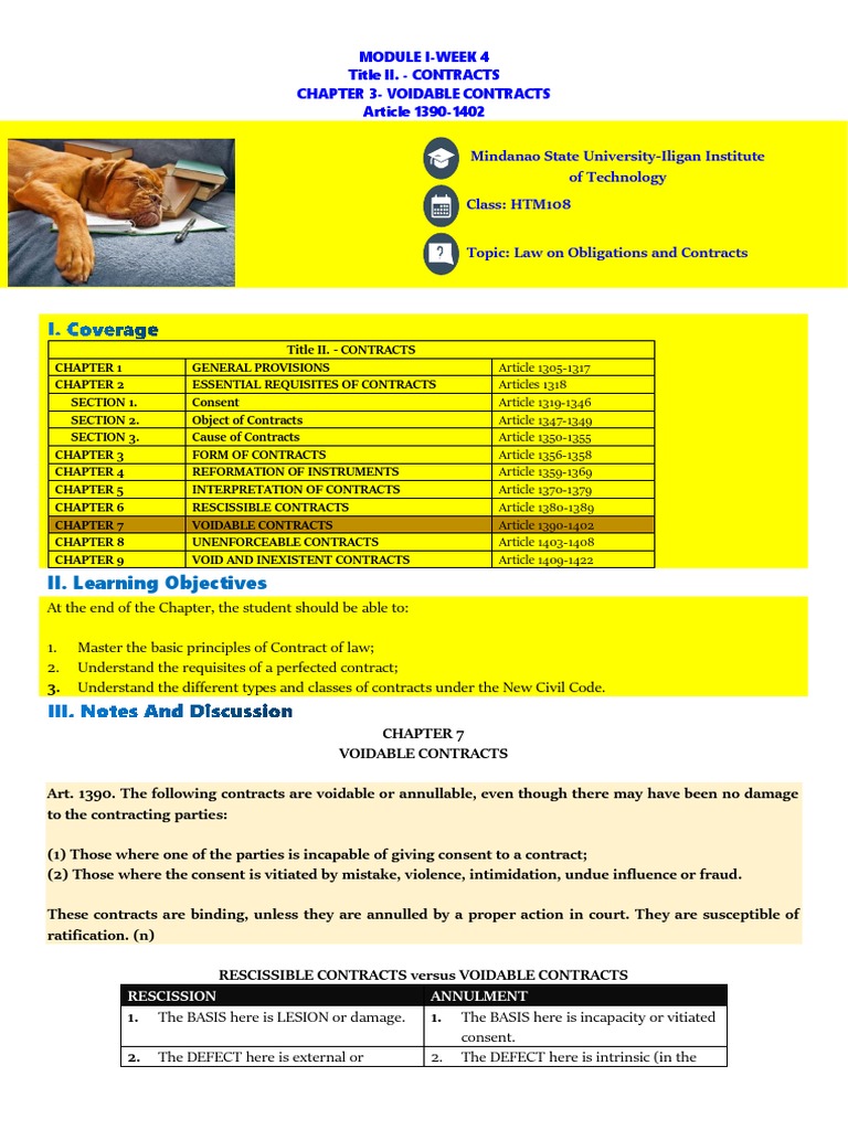 HRM Module 1 Week4 Page 7 PDF | PDF | Annulment | Ratification