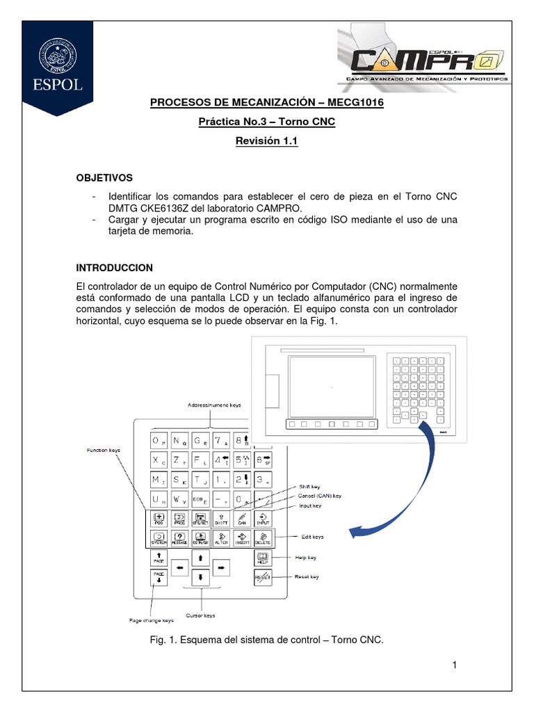 P3 Torno CNC | PDF | Control numerico | Programa de computadora