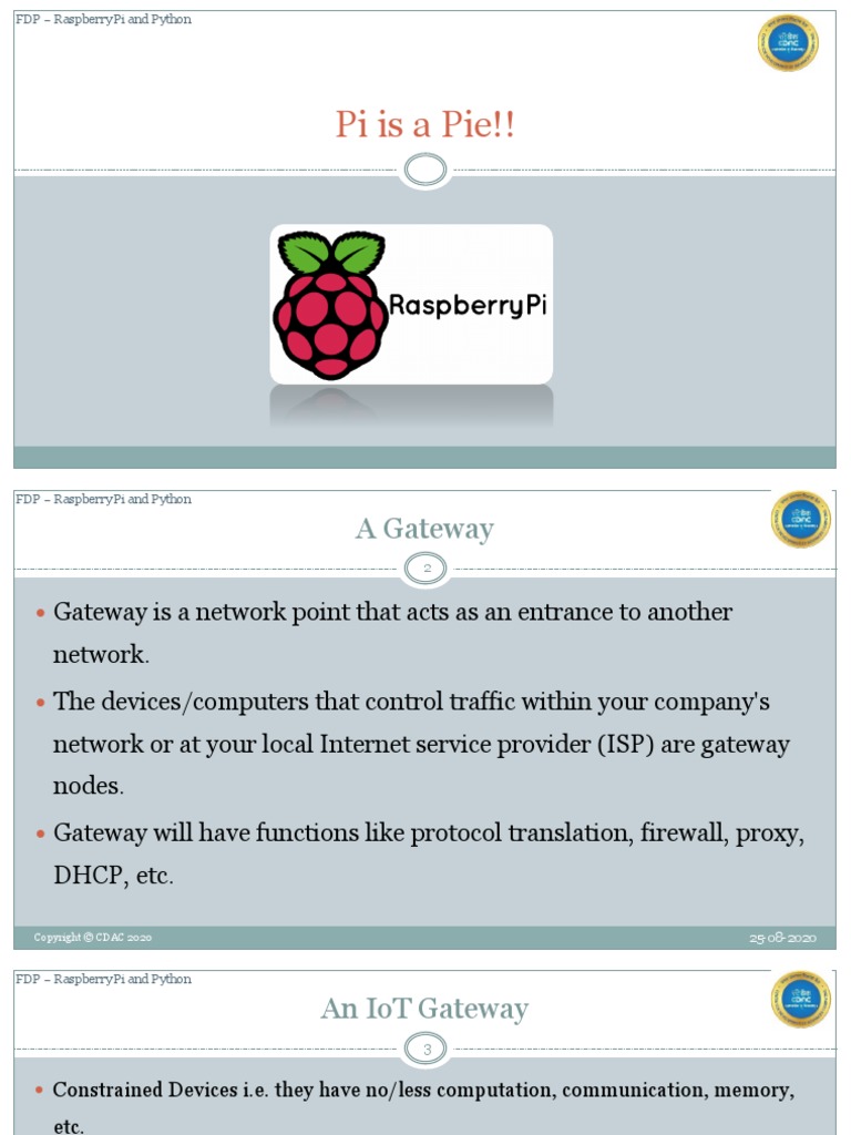Raspberry Pi | PDF | Raspberry Pi | Gateway (Telecommunications)