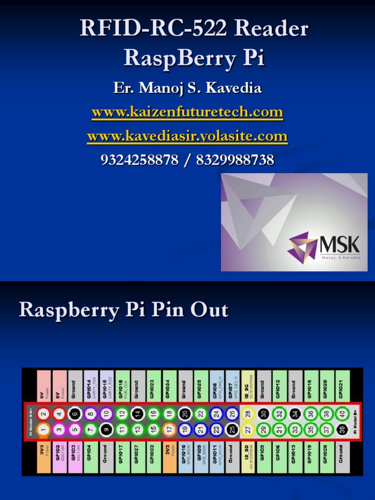 RFID RC522 Setup with Raspberry Pi | PDF | Digital Electronics | Computing