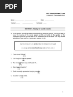 AzBio Sentence Test Score Sheets | PDF | Syllable | Consonant