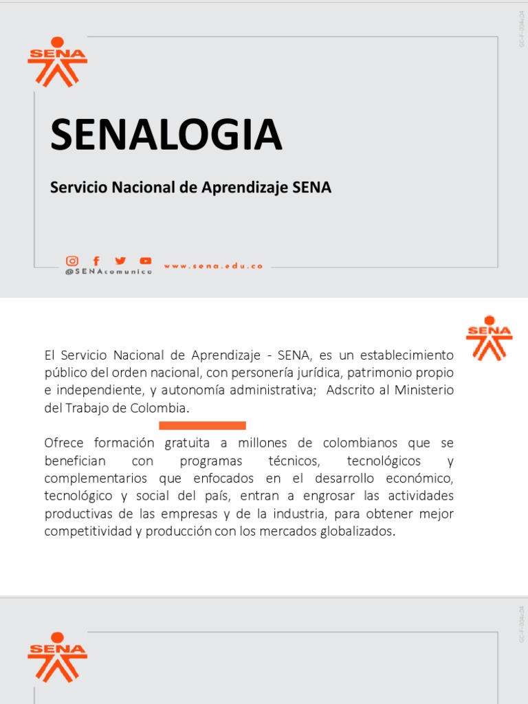 01 Presentacion Senalogia 2020 PDF | PDF | Science | Ciencia y Tecnología