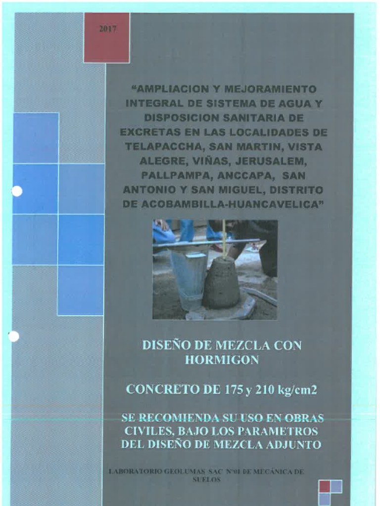21.-Diseño de Mezcla Hormigon | PDF