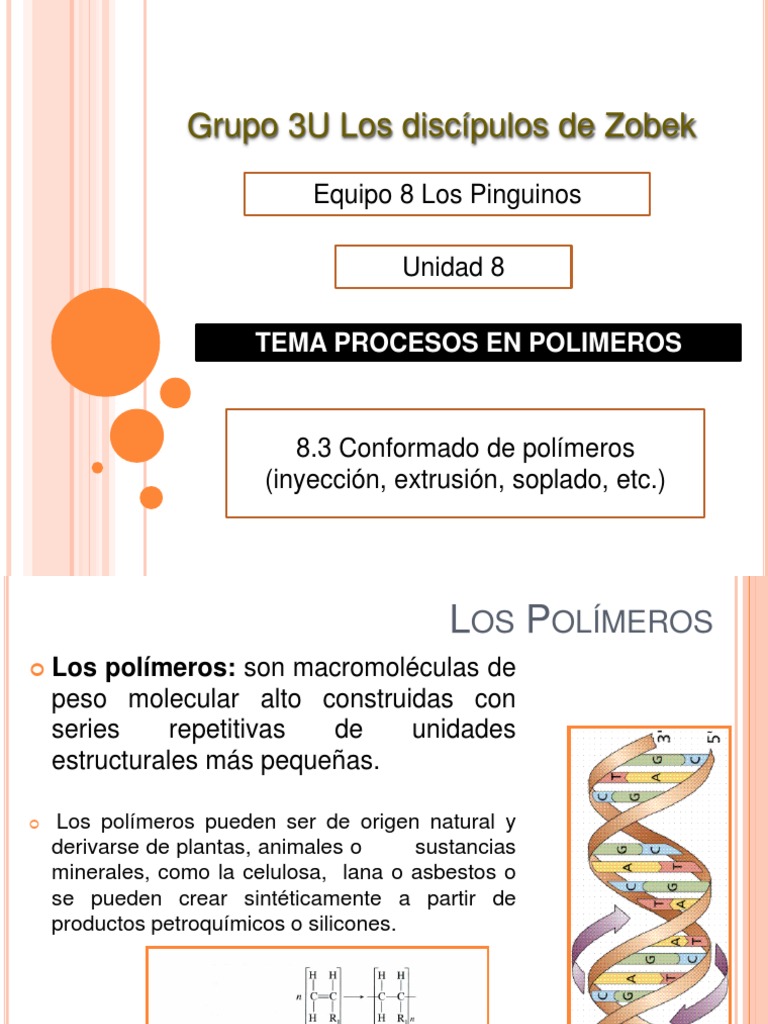 Unidad 8 Polimeros | PDF | Polímeros | Materiales Unidad 8 Polimeros | PDF | Polímeros | Materiales