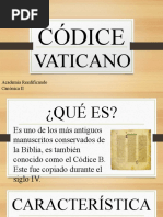 Codex Vaticanus en Espanol | PDF | Historia
