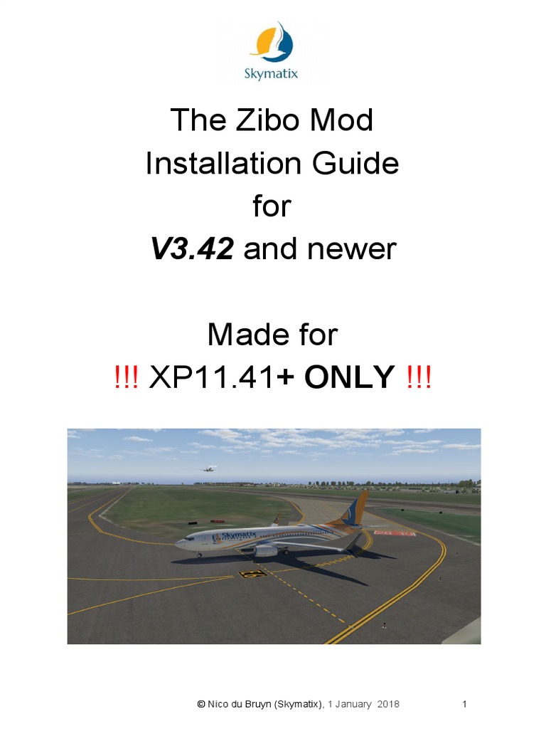 Zibo Install Guide | PDF | Computer File | Zip (File Format)