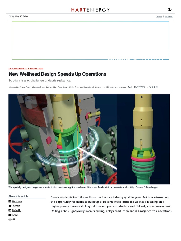 New Wellhead Design Speeds Up Operations - Hart Energy | PDF | Casing ...