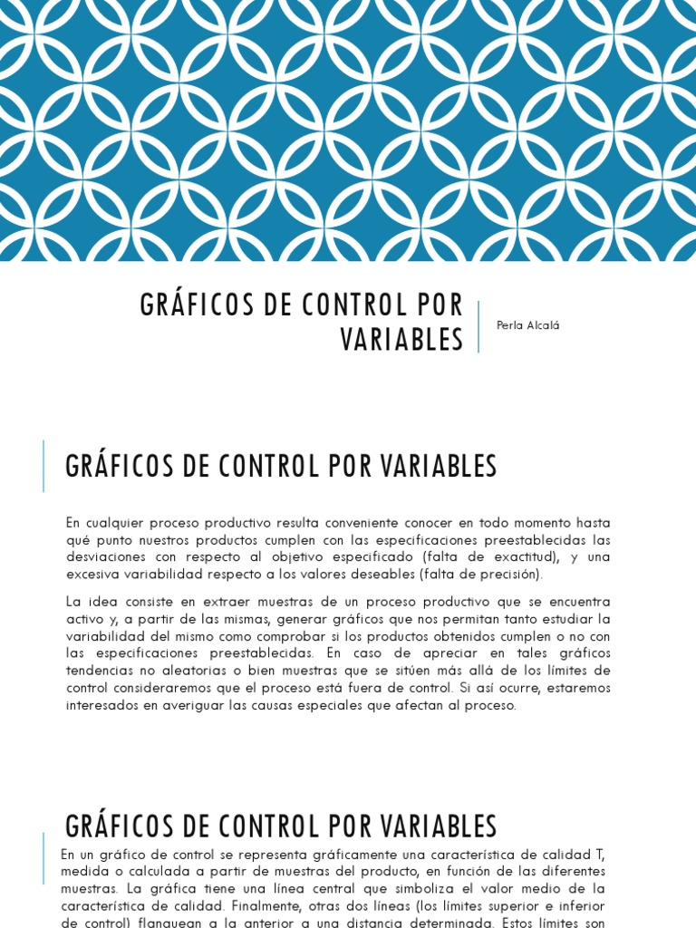 Gráficos de Control Por Variables PDF | PDF | Science
