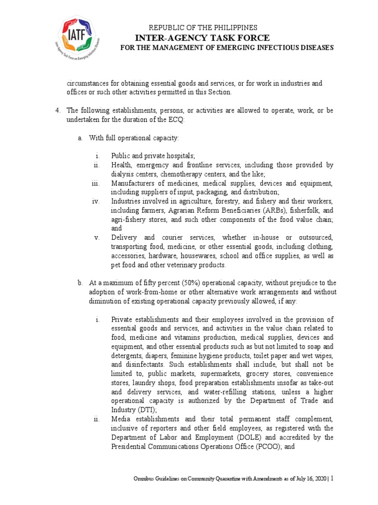 2july162020 - Omnibus Guidelines | PDF | Gasoline | Petroleum