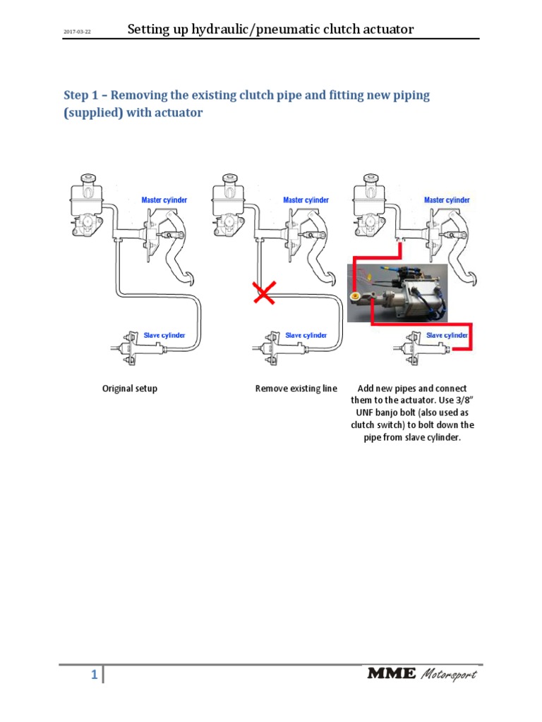 Setting Up a Hydraulic/Pneumatic Clutch Actuator System: A Step-by-Step ...