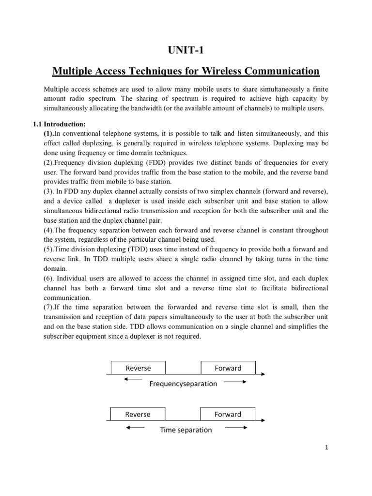 Conventional Telephone Overview | PDF | Channel Access Method | Duplex ...