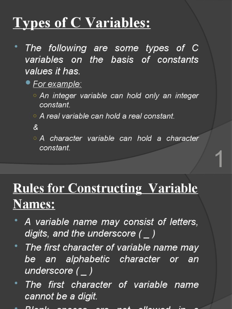 An Overview Of Key C Programming Concepts Variables Data Types Functions And More Pdf 0819