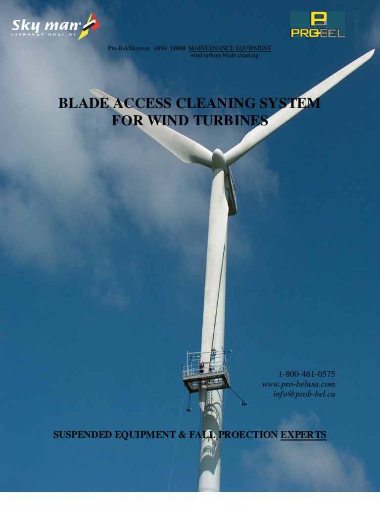Blade Access Cleaning System | PDF | Wind Turbine | Turbine