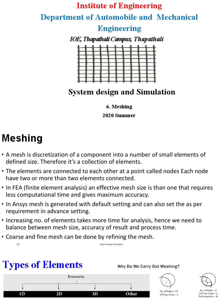 6 Meshing Pdf Pdf Computer Aided Design Finite Element Method 5932