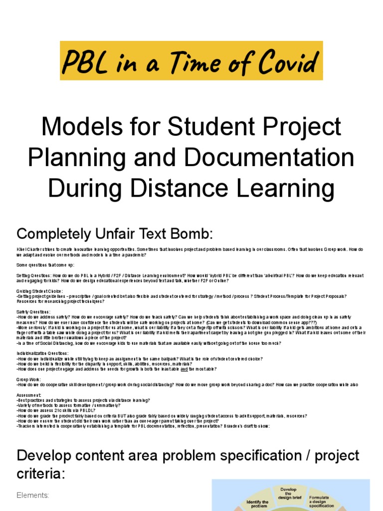Project Based Learning Instructables Documentation | PDF | Distance ...