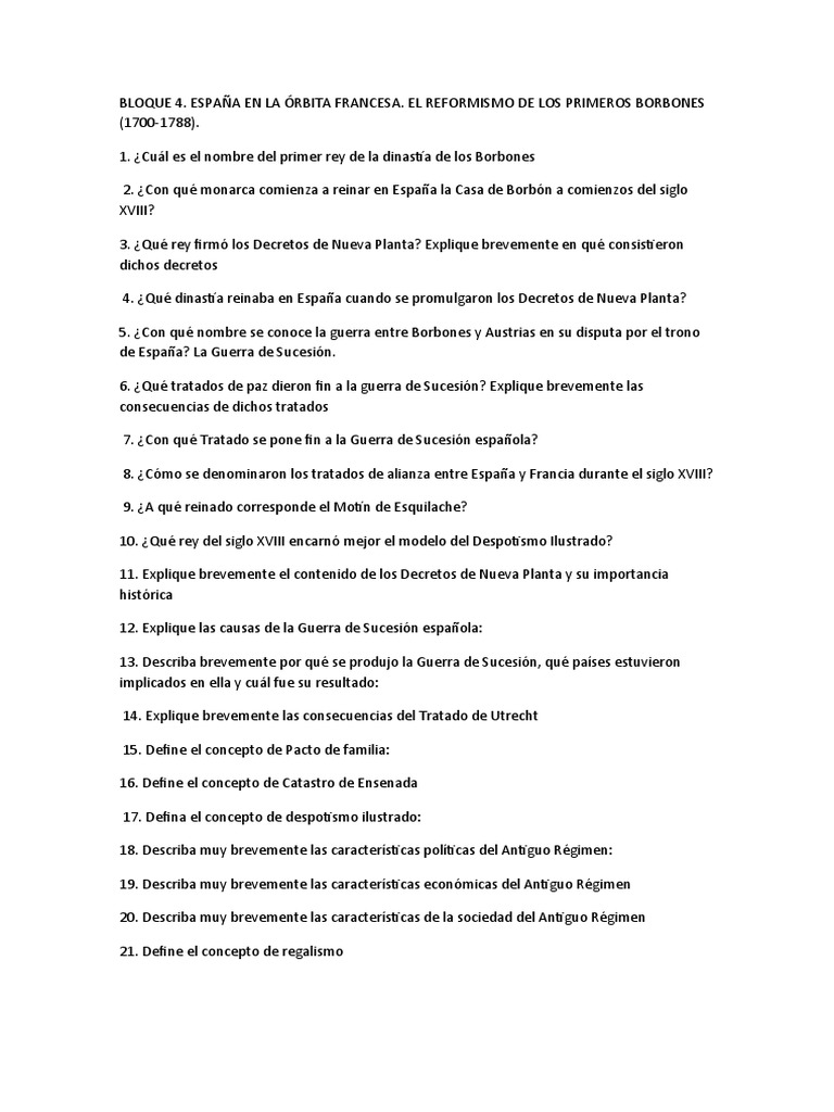 Preguntas Cortas y Semiabiertas Del BLOQUE 4 | PDF | Viajes por Europa | Agitación