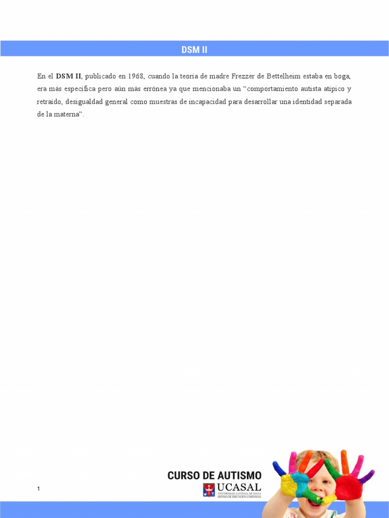 DSM II: Análisis y Contexto 1968 | PDF