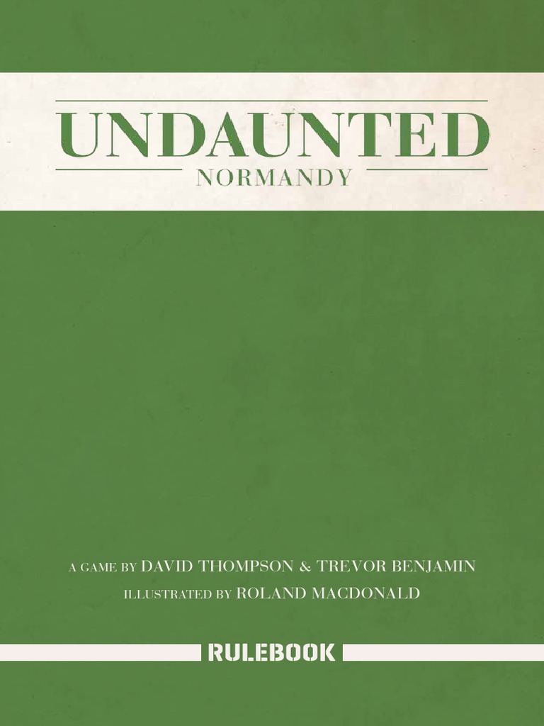 Undaunted Normandy Rulebook | PDF | Platoon | Reconnaissance