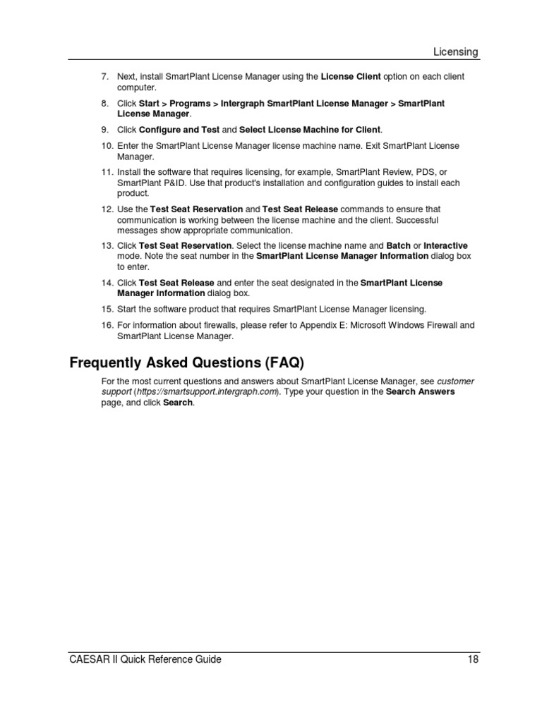 Frequently Asked Questions (FAQ) : License Manager | PDF
