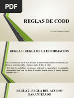 12 Reglas Codd | PDF | Bases de datos | Gestión de datos