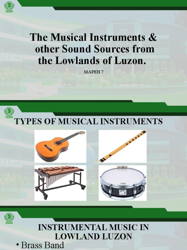 Musical Instruments & Other Sounds of Lowland Luzon | PDF | Classics