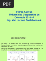 Filtro RLC Pasa Banda Especificaciones y Ecuaciones de Diseño | PDF ...