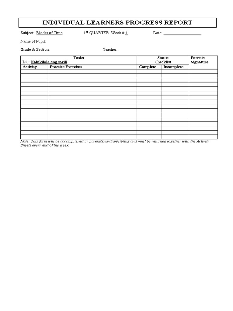 Individual Progress Report | PDF | Applied Psychology | Communication