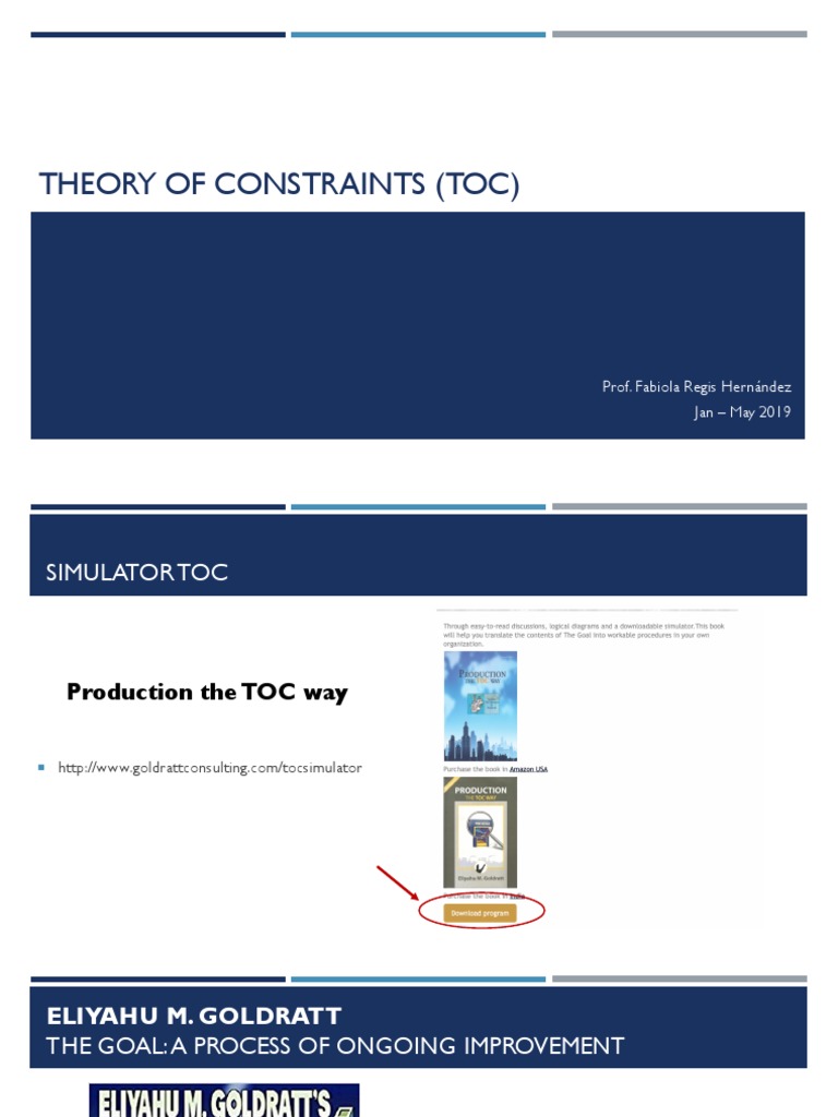 Theory of Constraints | PDF | Systems Science | Business Process Management