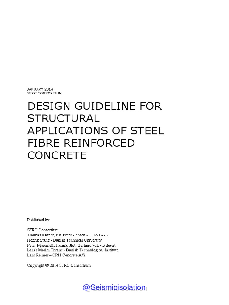 Design Guideline For Structural | PDF | Reinforced Concrete | Strength ...
