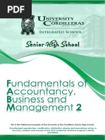 Abm Fabm1 Module1 | PDF | Bookkeeping | Accounting