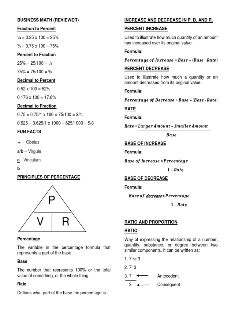Business Math | PDF | Discounts And Allowances | Prices