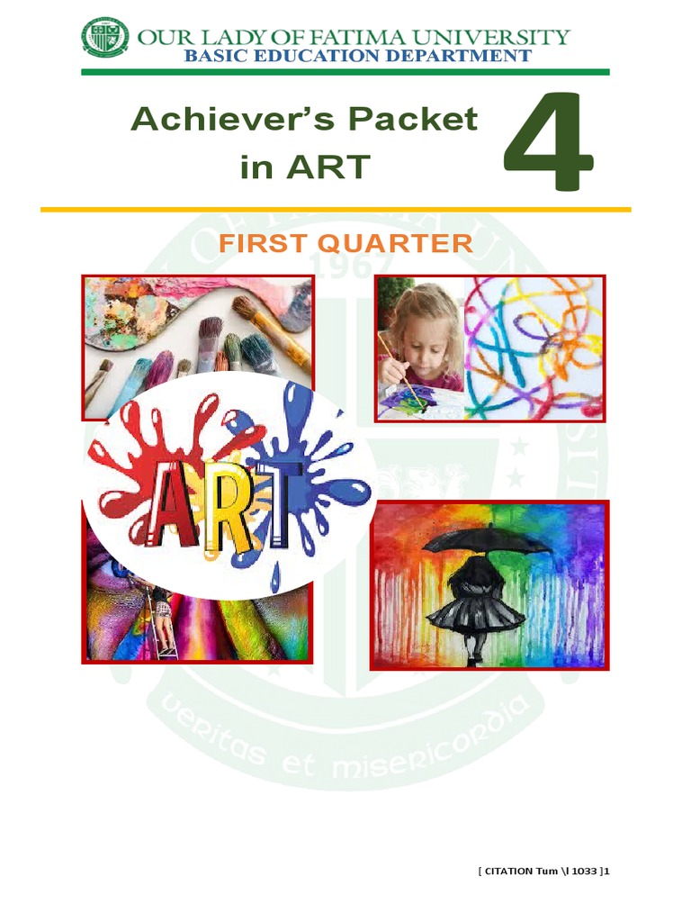 Art 4 Learning Packet Week2-3 | PDF | Paintings