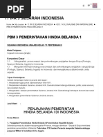 Kebijakan-Kebijakan Daendels | PDF