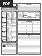 Fallout CharacterSheetFillable | PDF