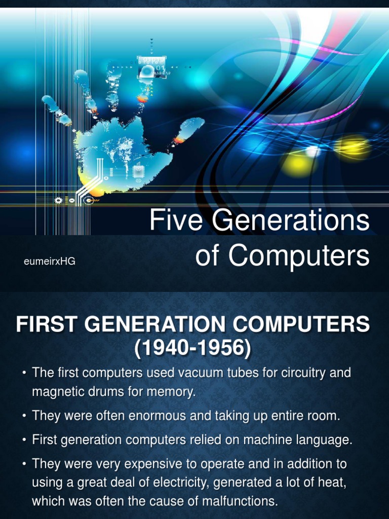 ICT Five Generations of Computers PDF | PDF | Electronic Circuits ...