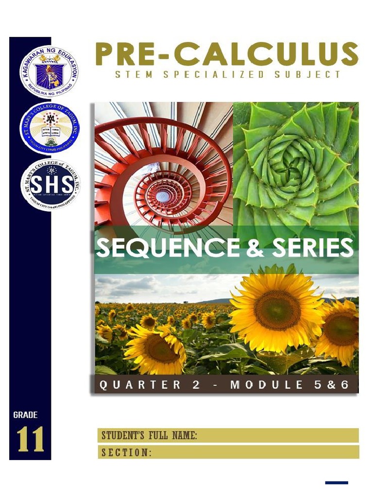 Precal Module 56 | PDF | Summation | Sequence